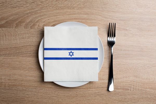 Israel Flag Cocktail Napkin – altoonastore